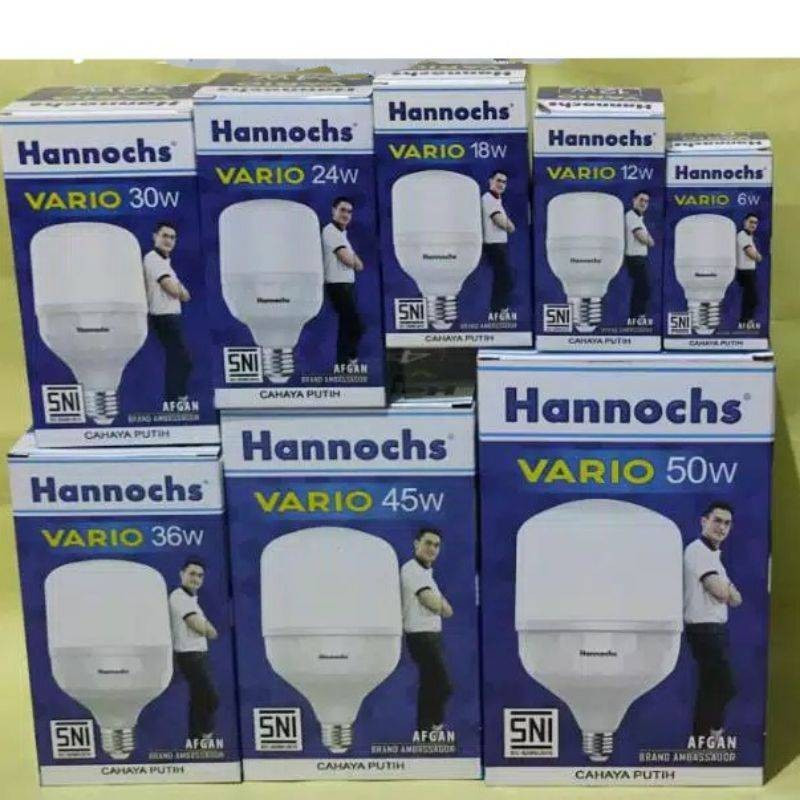Jual LAMPU LED HANNOCHS VARIO 6W 12W 18W 22W 30W 45W 50W 70W 100W COOL DAYLIGHT | Shopee Indonesia