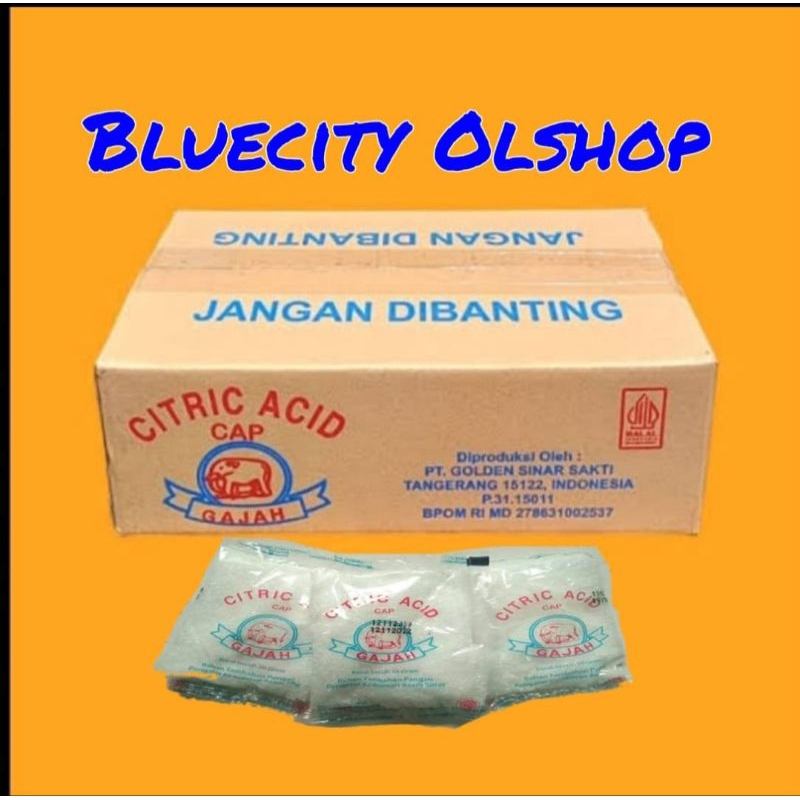 Jual citric acid 50 gram citrun 20 pcs x 50 gram total 1 kg | Shopee ...