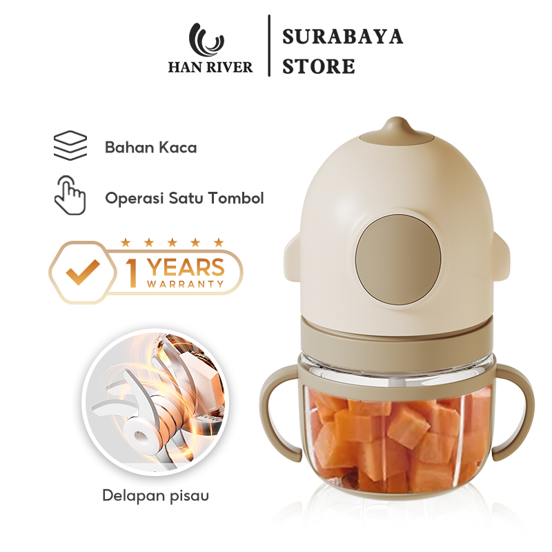 Jual HAN RIVER Blender 350ml Blender Mpasi Bayi 200W Chopper Food ...