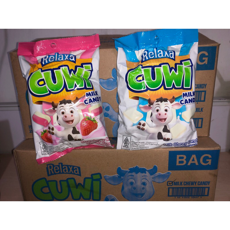 Jual Relaxa CUWI Chewy Candy 1 Dus Isi 20 – Permen Kunyah Lucu & Segar ...