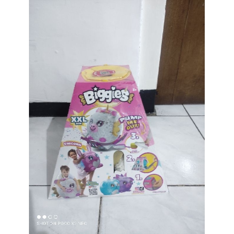 Jual BIGGIES INFLATABLE PLUSH (UNICORN) | Shopee Indonesia