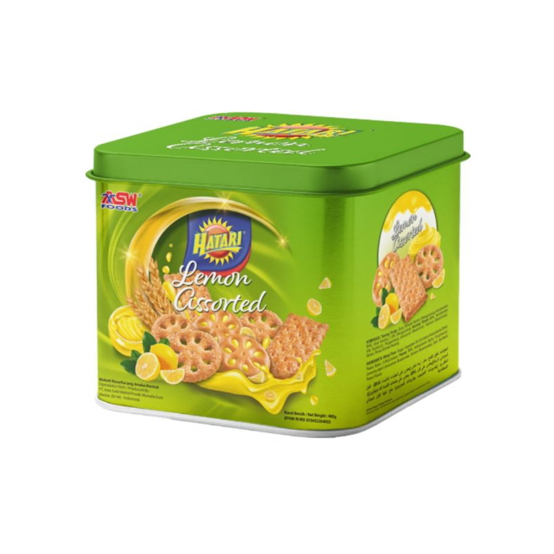Jual Hatari Biscuit Assorted Lemon Kaleng 350g | Shopee Indonesia