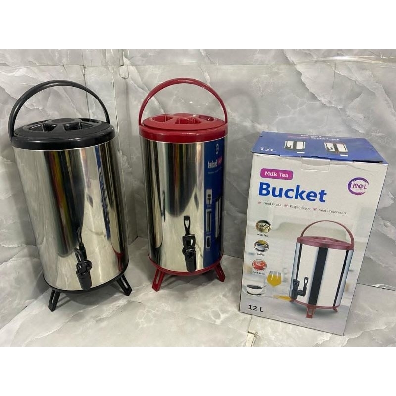 Jual Dispenser Milk Tea Bucket Ukuran 12 Liter / Milk Tea Bucket ...