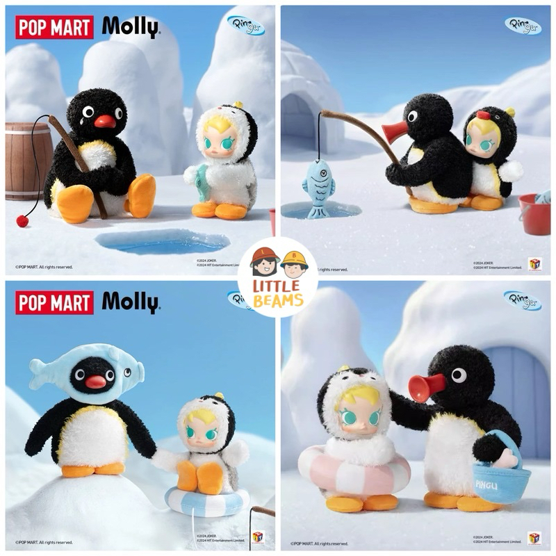 Jual Pop Mart - Baby Molly x Pingu Happy Fishing Series Vinyl Plush Blind Box | Shopee Indonesia
