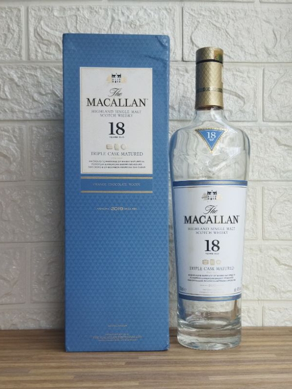 Jual Botol Kosong Macalan 18 Years Triple Cask Matured + Box 700ml ...