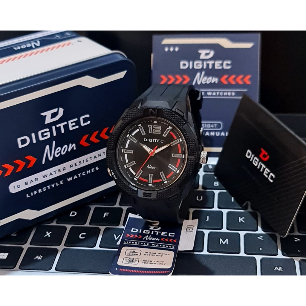 Jual Jam Tangan Pria DIGITEC NEON DN 5184 Original Rubber Analog Sporty ...