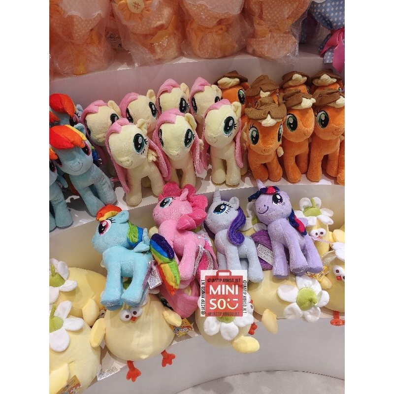 Jual MINISO x MY LITTLE PONY 🆕 Boneka Plush MY LITTLE PONY Collection ...