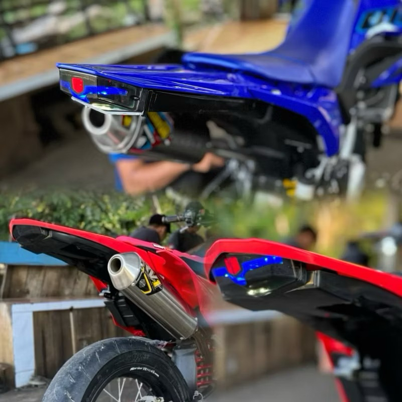 Jual buntut spakbor klx bf crf150 wr155 undertail crf 150 / klx bf / wr 155 led plastik abs ...