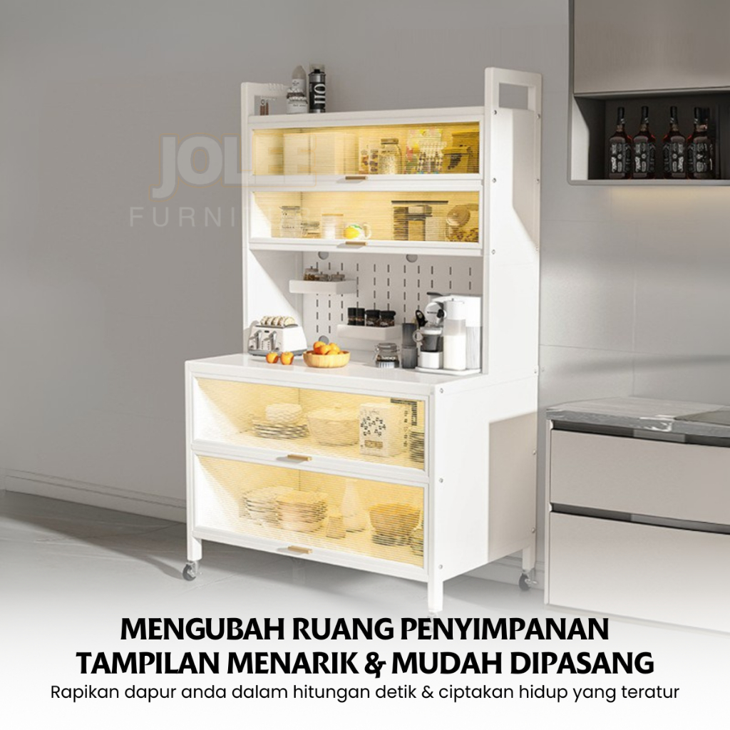 Jual Dapur Serbaguna Rak Penyimpanan Dapur Rak Piring Oven Microwave ...