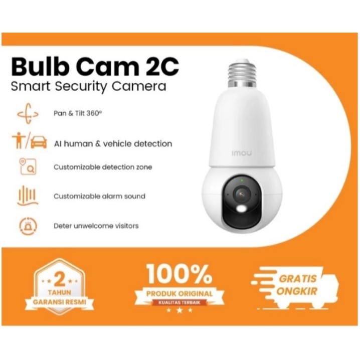 Jual IMOU BULB CAM 2C 3MP WIFI CAMERA INDOOR PUTAR 360° BERSUARA ...