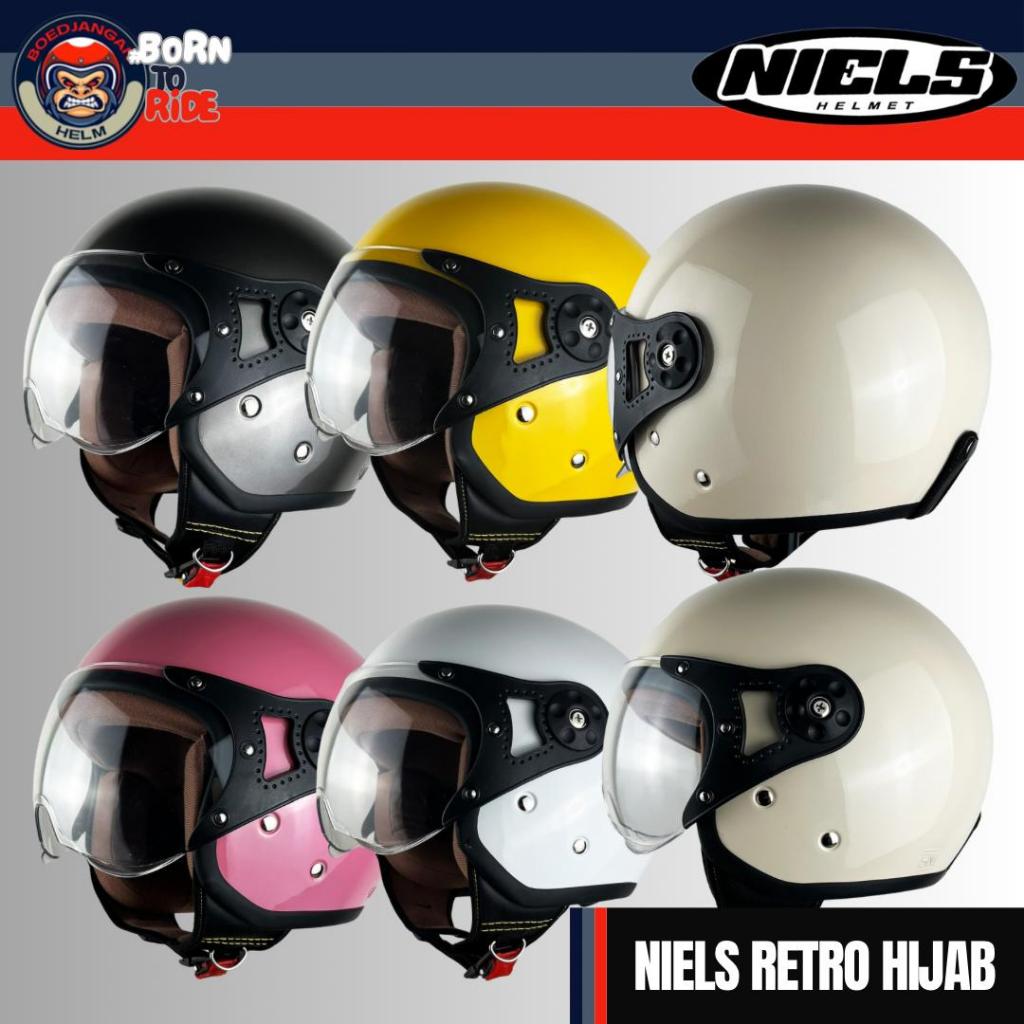 Jual HELM BOGO NIELS HIJAB dan BIP PLAST HIJAB WANITA ANTI PUSING ...