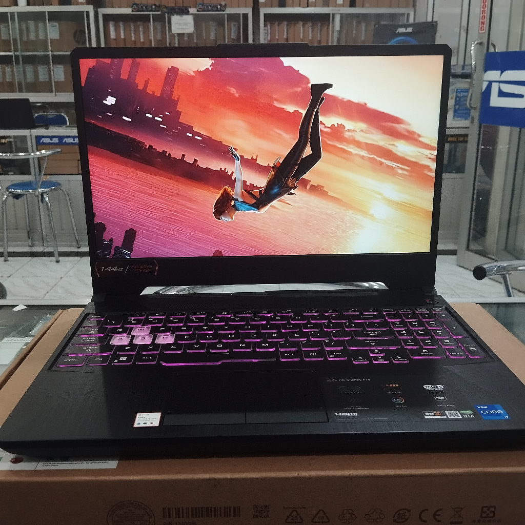 Jual Laptop Gaming Asus TUF F15 Core i7 gen 11 RAM 8GB SSD 512GB Layar 144Hz Nvidia RTX 3050 4GB ...