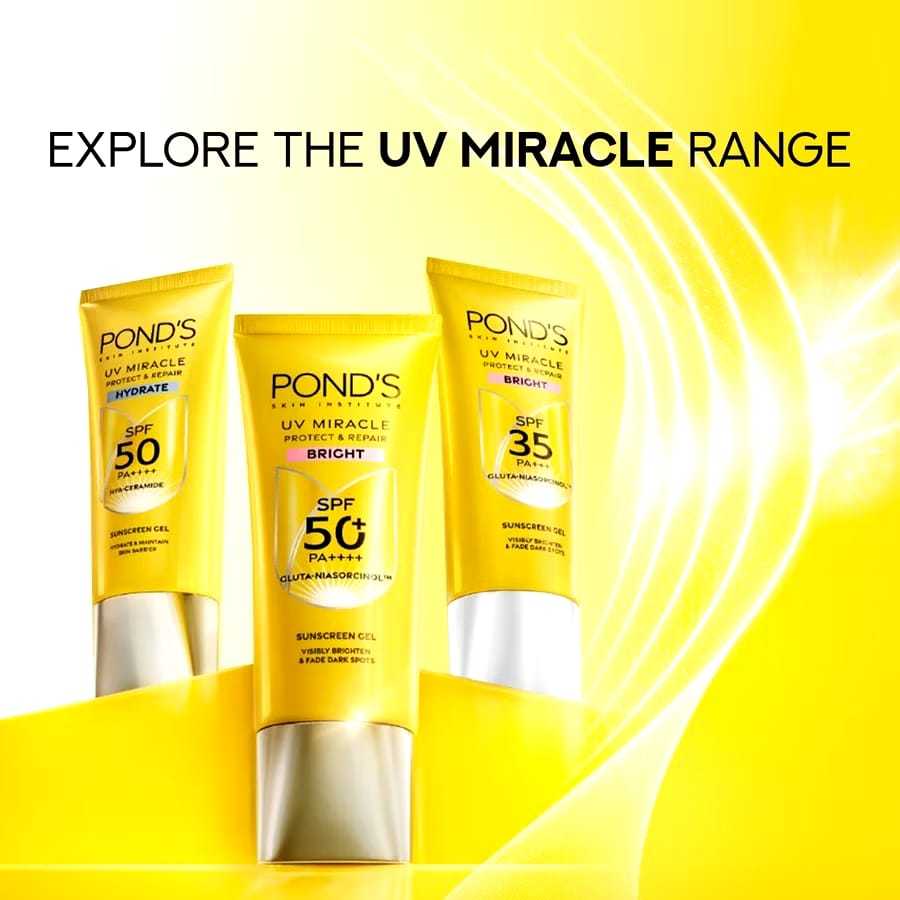 Jual POND'S UV MIRACLE BRIGHT SPF 50 PA++ & SPF 35PA++ 25GR - SUNSCREEN POND'S ORIGINAL 100 ...
