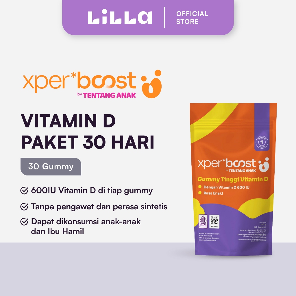 Jual EXPERT BOOST - Vitamin D Paket 30 hari (Isi 30 gummy) | Shopee ...