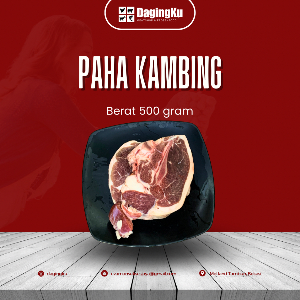 Jual Paha Kambing Potong Ada Tulang / Paha Kambing Kebuli / Steak Lamb ...