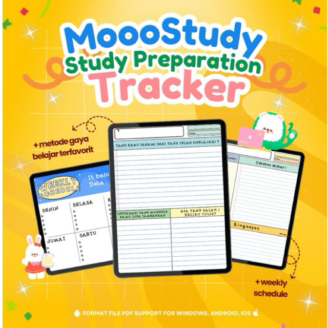Jual Student Study Tracker [Printable PDF] for tablet / ipad | Shopee ...