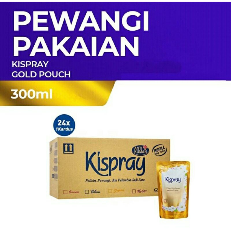 Jual KISPRAY GOLD 300ML DUS ( 24 POUCH ) | Shopee Indonesia