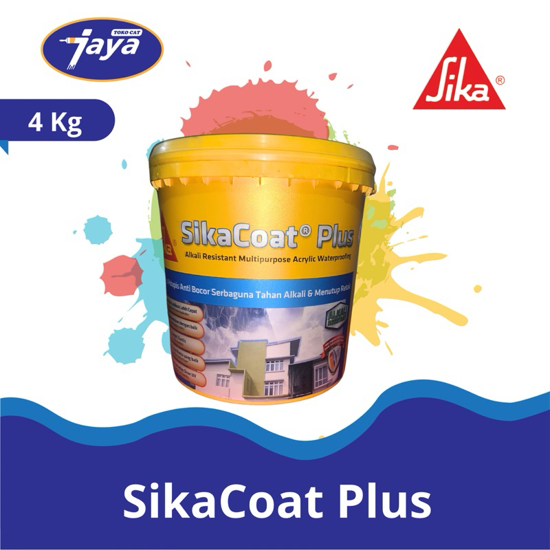 Jual SikaCoat Plus Acrylic Waterproofing kemasan 4kg | Shopee Indonesia