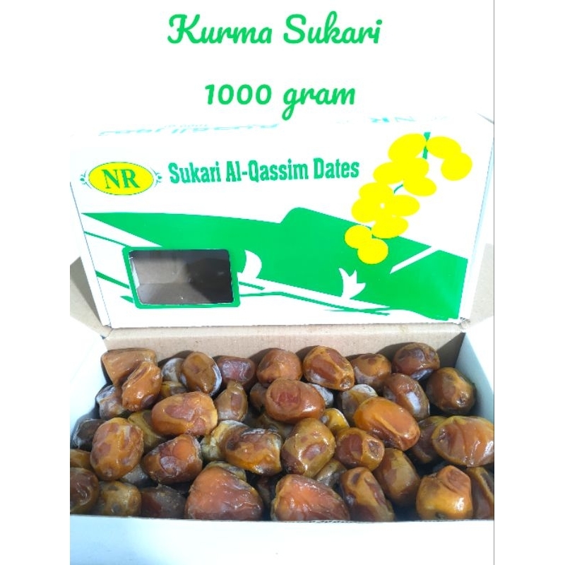 Jual Kurma Sukari 500 Gram| Kurma Raja | Kurma Sukari 1Kg | Shopee ...