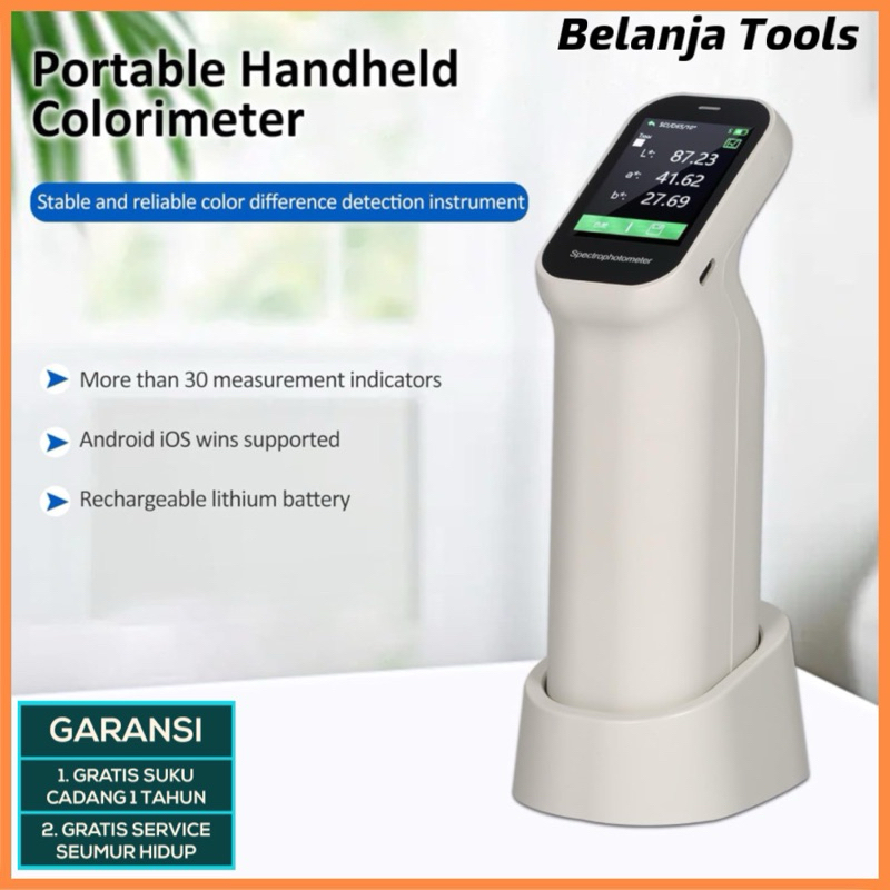 Jual Colorimeter Color Meter RGB CIE Pembaca Warna DS-200 Reader DS200 ...