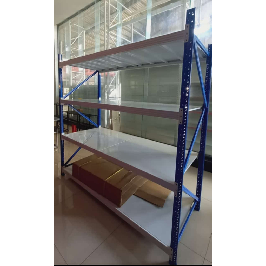 Jual RAK GUDANG LEBAR 80CM PANJANG 2 METER, KAPASITAS BEBAN 250KG/SUSUN ...
