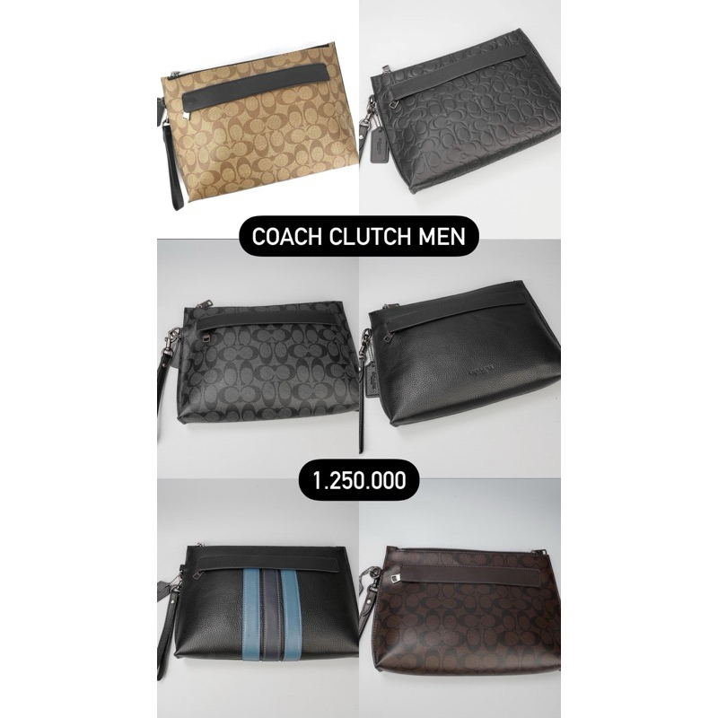 Jual Coach Pouch Men | Shopee Indonesia