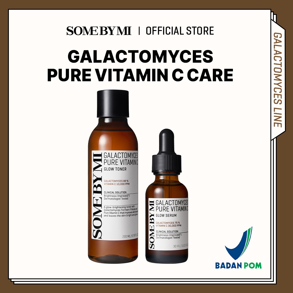 Jual SOME BY MI Galactomyces Pure Vitamin C Toner+Serum 2 Step Set ...