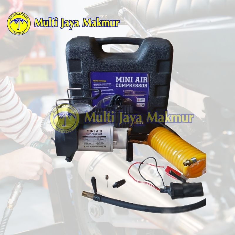 Jual COMPRESOR ANGIN MINI DC 150 PSI + BOX | Shopee Indonesia