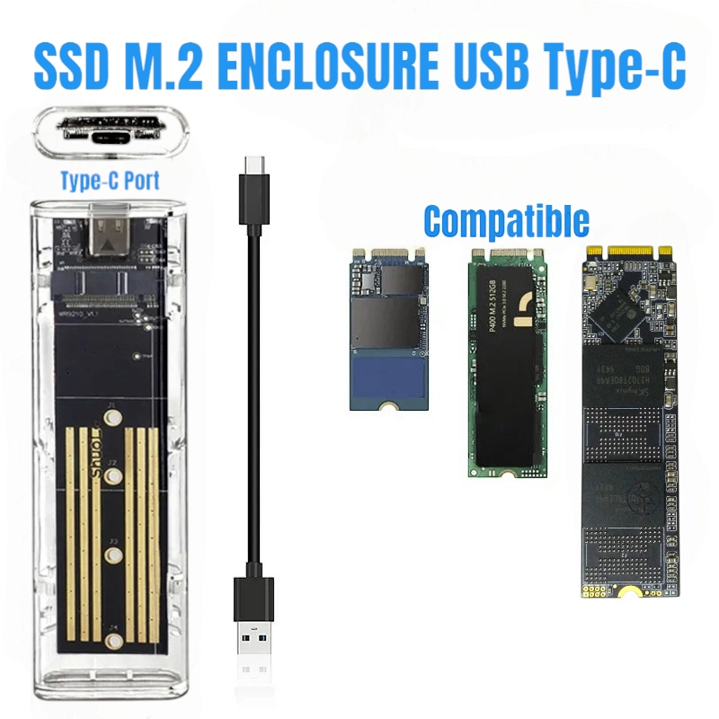 Jual Casing SSD Enclosure M.2 PCIe External Case USB-C sdex5 | Shopee ...