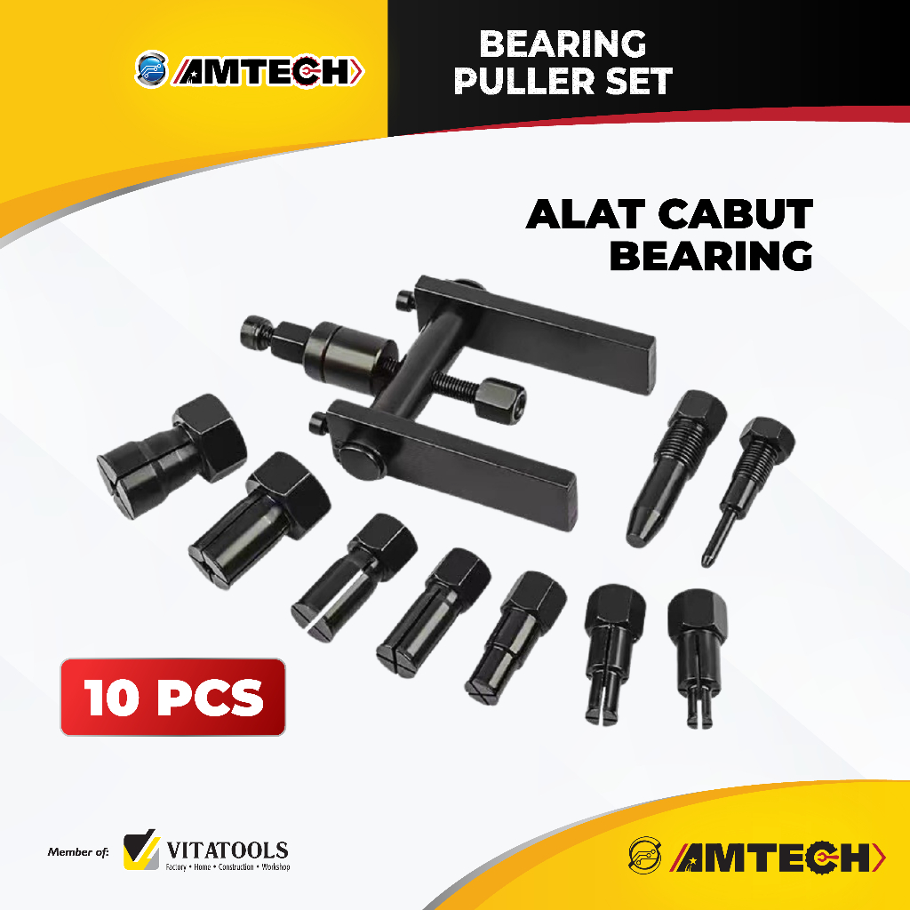 Jual AMTECH Tracker Bearing Puller Set 5Pcs Treker Cabut Bearing Jepit ...