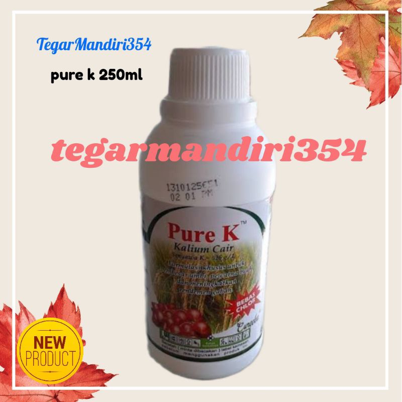 Jual ASLI!! PUPUK KALIUM PURE-K 526 250ML Pupuk buah kalium cair pure k ...