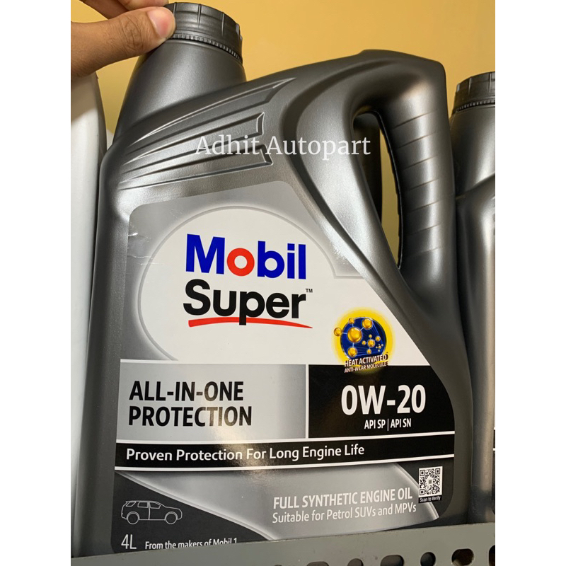 Jual Oli Mobil Super 0W-20 Full Synthetic All In One Protection 4L ...