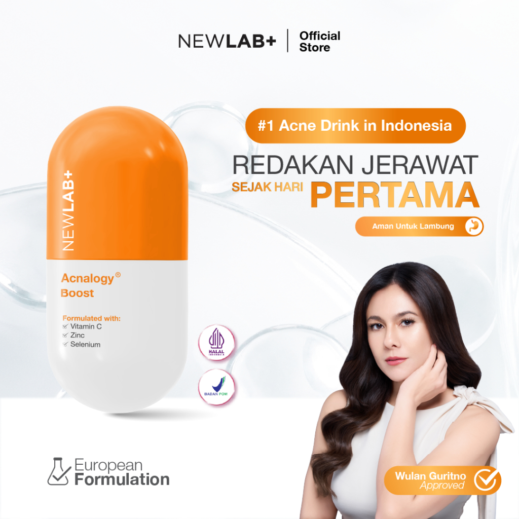 Jual NEWLAB Acnalogy Boost | Acne Supplement | Obat Jerawat dan Bruntusan | Minuman untuk ...