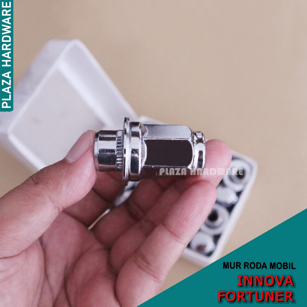 Jual Mur Baut Roda Mobil Innova Fortuner Drat 1.5 Kunci 21 mm Warna ...