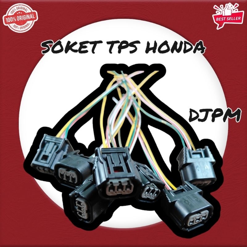 Jual Kabel Soket Socket TPS Pin Kabel 3 Honda Scoopy Spacy Beat FI Pop ...