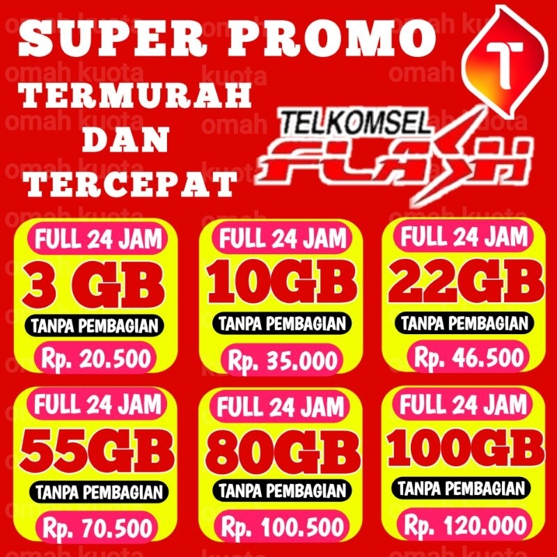 Jual KUOTA NASIONAL TELKOMSEL PROMO MURAH - PAKET TELKOMSEL 3GB 7GB 50GB 100GB FULL NASIONAL ...