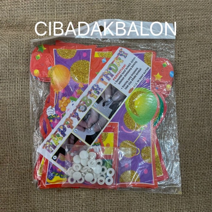 Jual Banner Happy Birthday HBD Badut Clown / Banner Ulang Tahun Badut ...