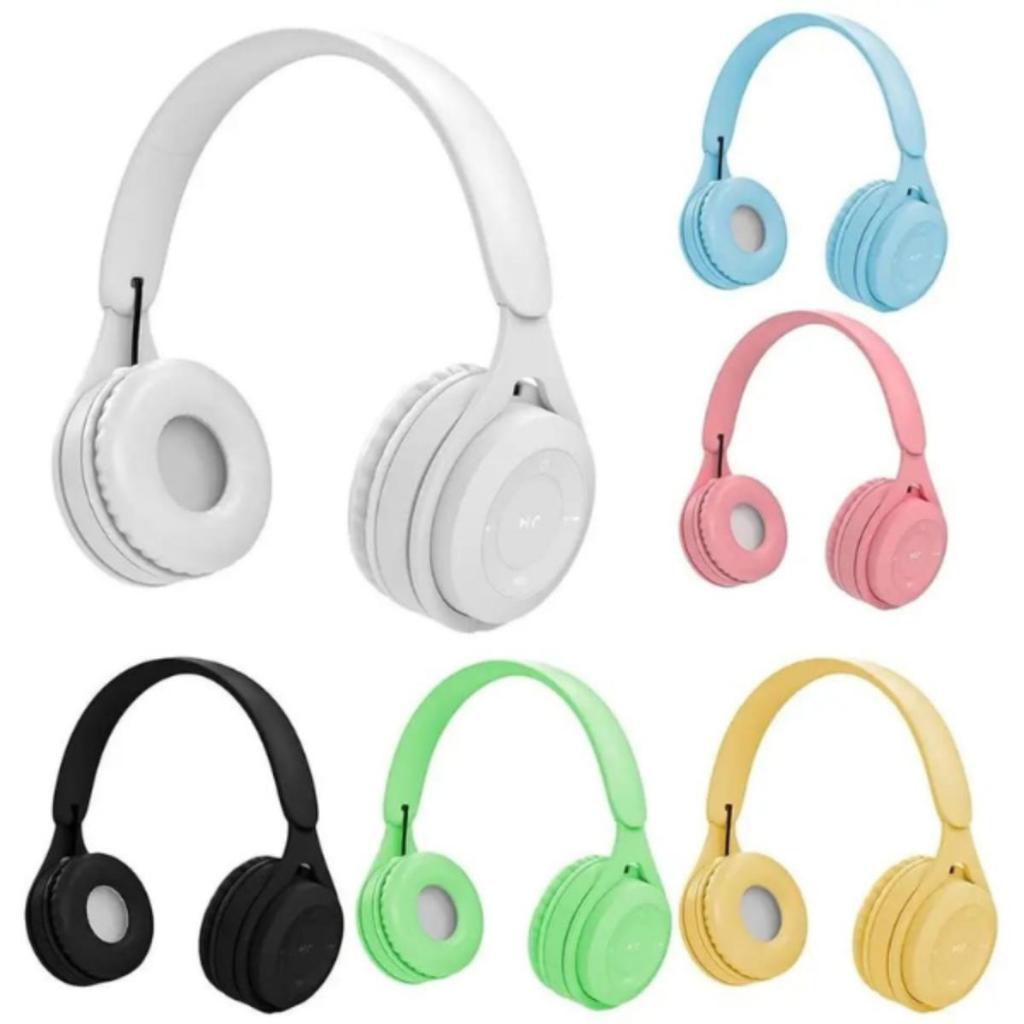Jual Y08 Wireless Bluetooth Headphone Macaron Stereo Headband Gaming ...