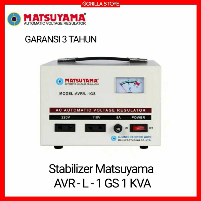 Jual Stabilizer Matsuyama AVR - 1 KVA | Shopee Indonesia