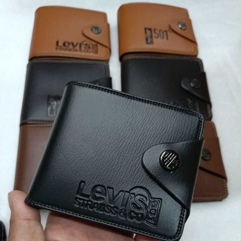 Jual Dompet Lipat 3 LK Kancing Cettet Dompet Slot Kartu | Shopee Indonesia
