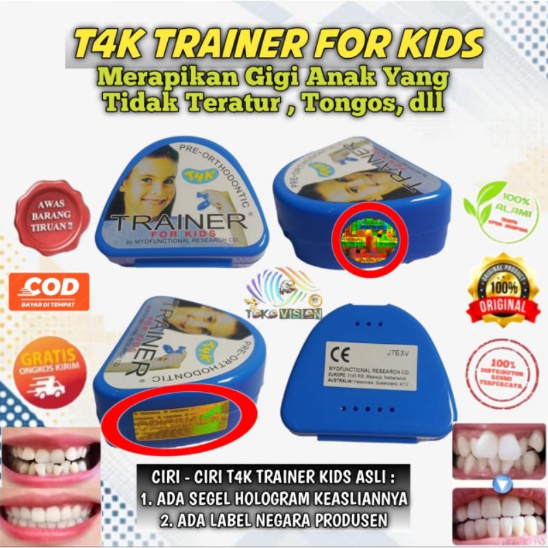 Jual ORI IMPOR - TEETH TRAINER KIDS T4K PERAPI GIGI ANAK TERBAIK KAWAT ...