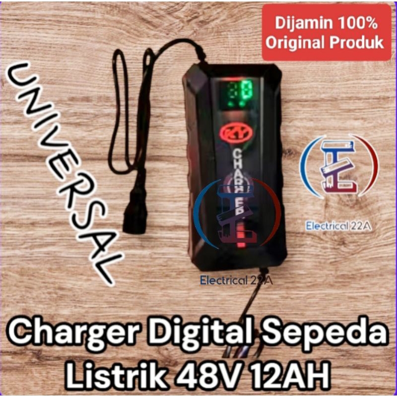 Jual CHARGER SEPEDA LISTRIK UWINFLY, PACIFIC, EXOTIC, GODA, KUANG YU, DLL 4812 / 48V 12AH ...