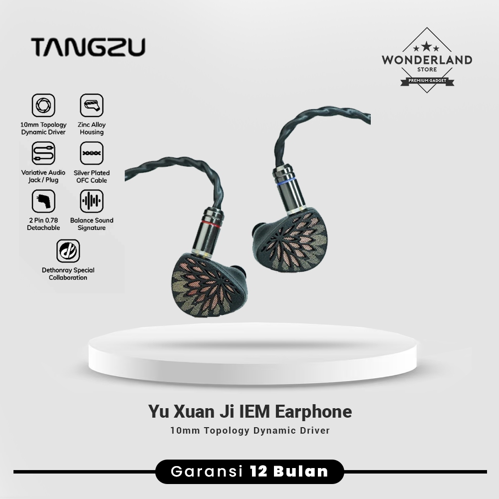 Jual Tangzu x Dethonray Yu Xuan Ji / Yuxuanji 10mm TPLX Dynamic Driver In Ear Monitor Earphone ...