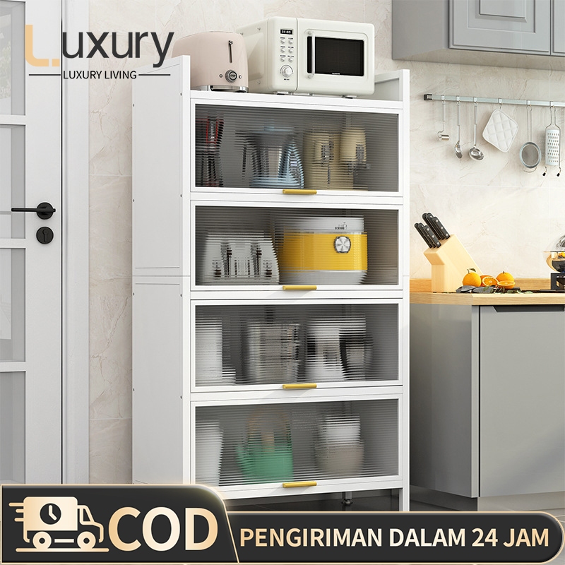 Jual LL Rak Lemari Dapur Rak Dapur Lemari Rak Dapur Lemari Piring Rak ...