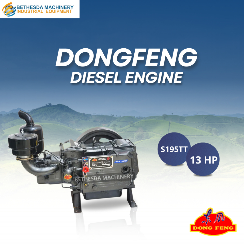 Jual Mesin Diesel 13 HP Dongfeng S 195 TT Mesin Penggerak 13 HP ...