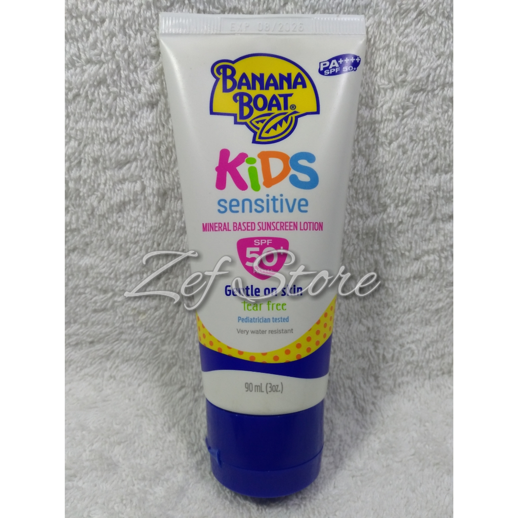 Jual [ORIGINAL BPOM] Banana Boat Kids Sensitive Mineral Based Sunblock ...