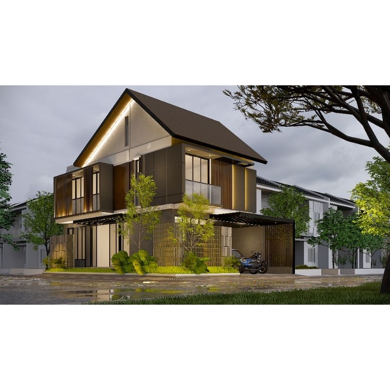 Jual Desain Rumah Tinggal Residensial oleh Profesional Arsitek | Shopee ...