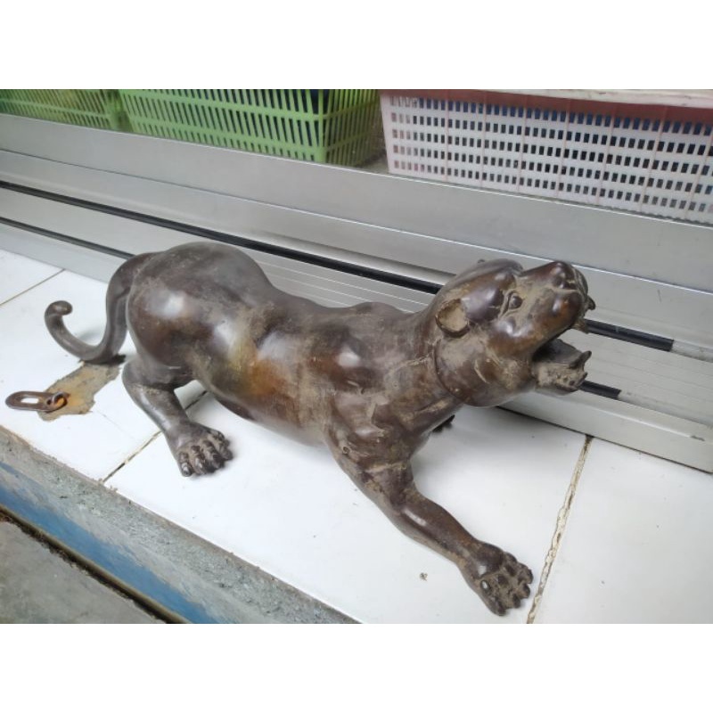 Jual Patung Macan Kumbang / Patung Harimau Pajangan Ruangan | Shopee ...