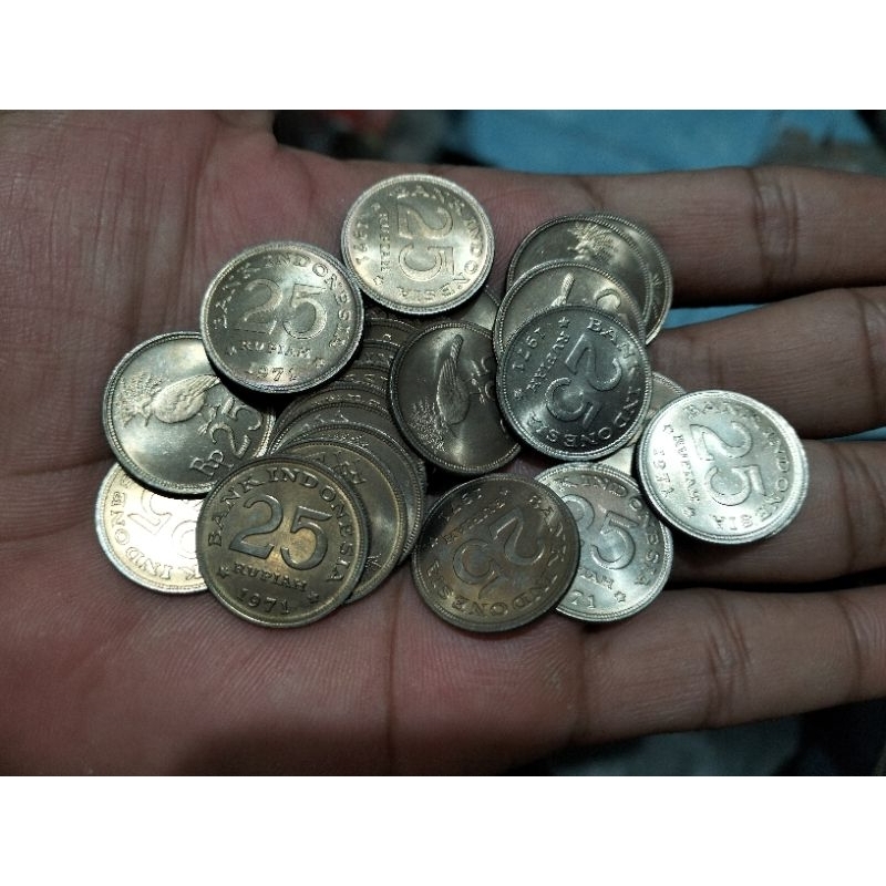 Jual KOIN 25 RUPIAH BURUNG TH 1971 | Shopee Indonesia