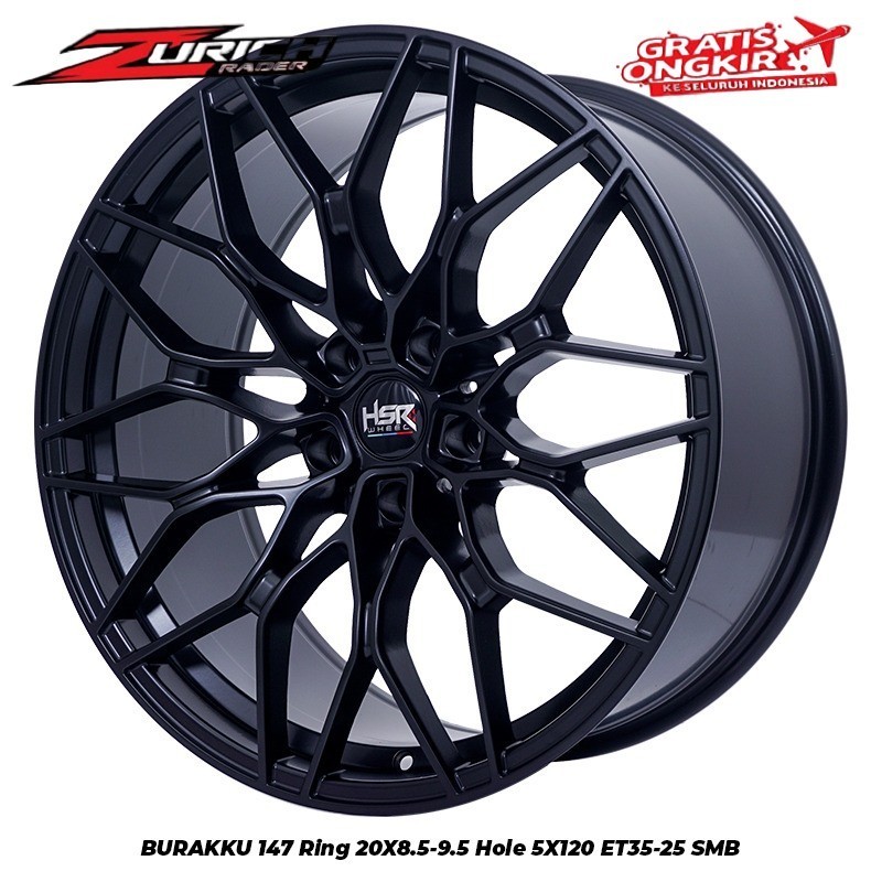 Jual Velg Mobil Bmw Byd Alphard Discovery Rangerover Ring 20 Hsr Wheel Burakku Pcd 5x120 Hitam ...